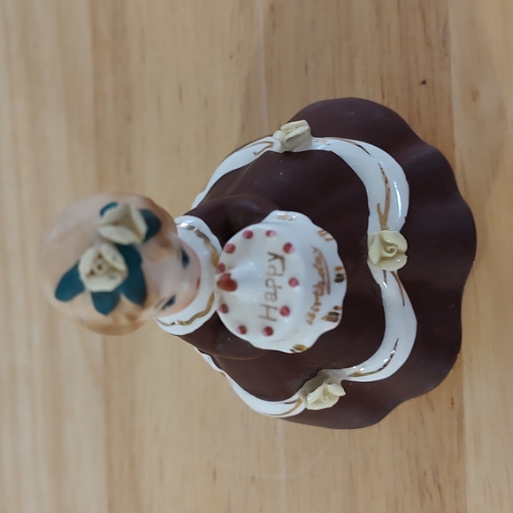 unknown | Other | Vintage Porcelain Birthday Girl Figurine 95s ...